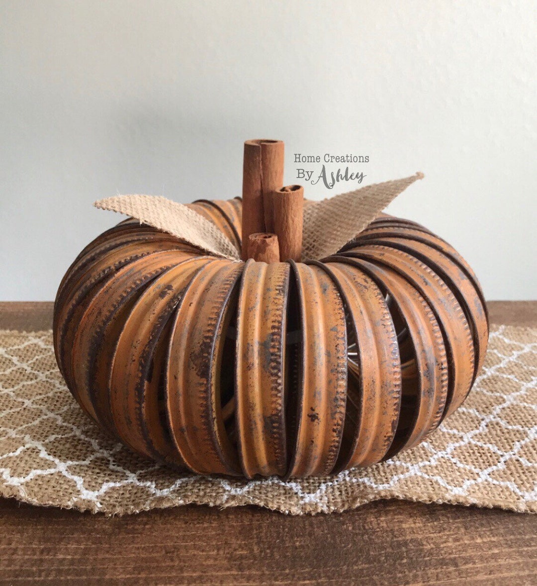 Farmhouse Pumpkin/metal Pumpkin/galvanized Pumpkin/fall Decor/rustic ...