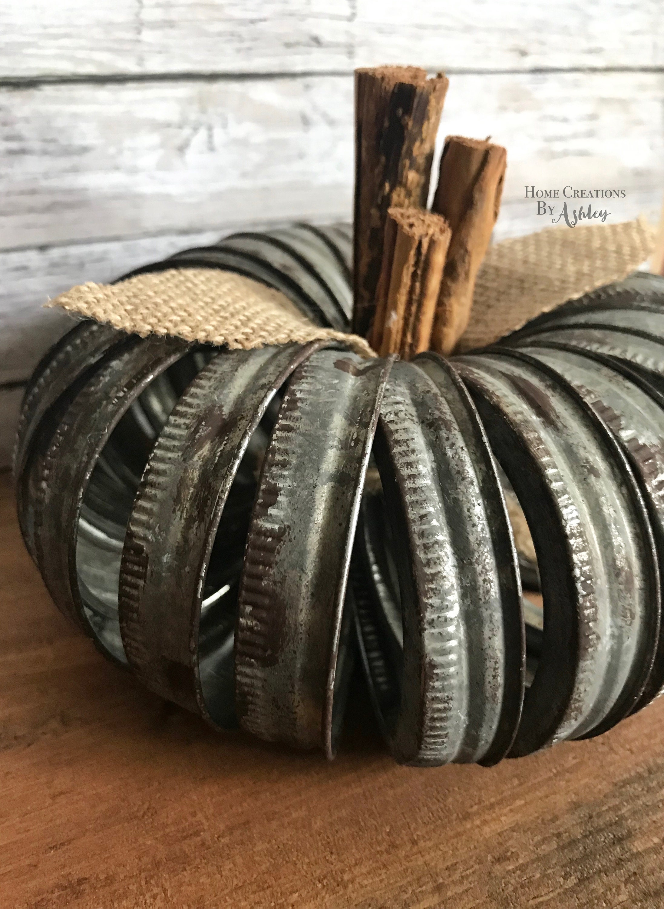 Farmhouse Pumpkin/metal Pumpkin/galvanized Pumpkin/fall - Etsy