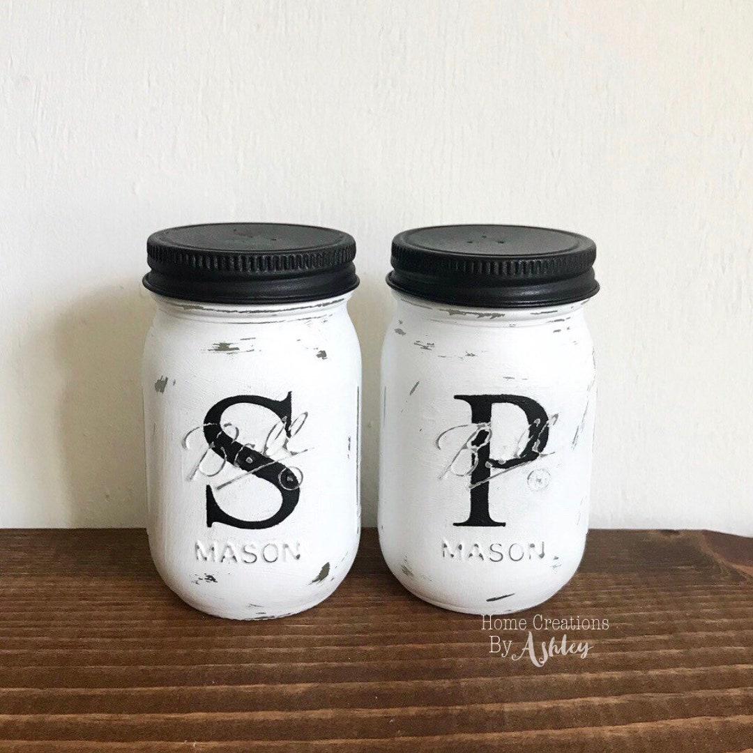 Country Salt & Pepper Shakers / Farmhouse Style/ Rustic Decor ...