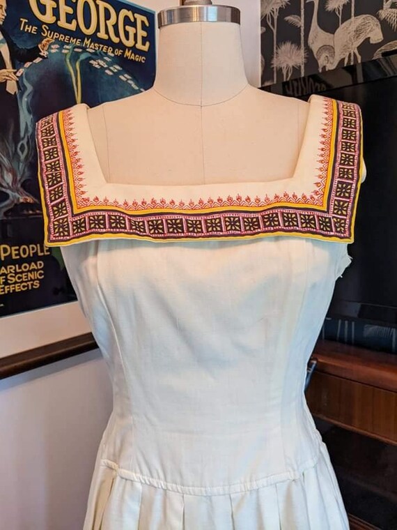 1950s "Malihini - Made in Hawaii" Cotton Red and Yell… - Gem