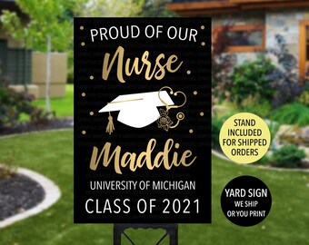 Nursing Graduation Sign | Etsy