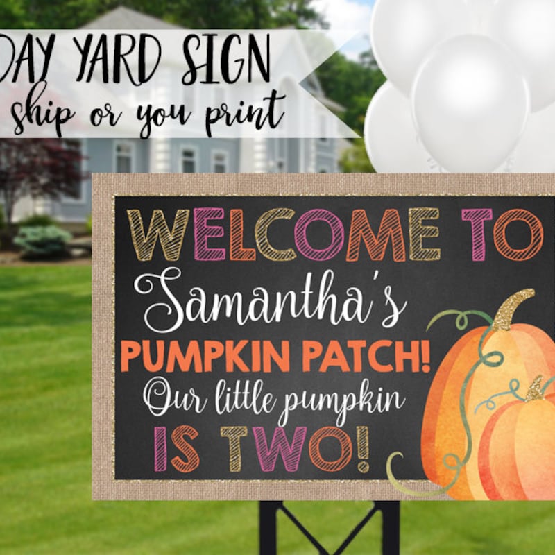 Pumpkin Patch Party - Etsy