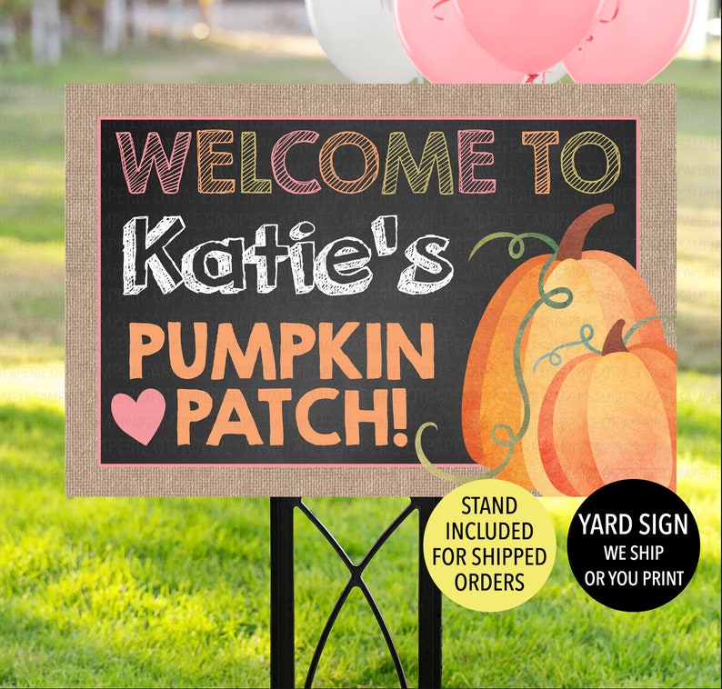 Pumpkin Patch Sign Pumpkin Patch Yard Sign Pumpkin Sign - Etsy