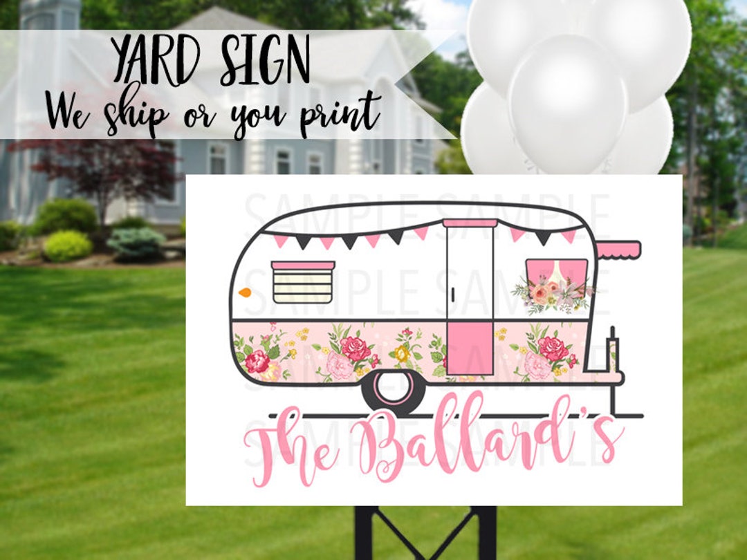 Personalized RV Sign, Rv Camping Sign, Camper Sign, RV Decor, Family RV ...
