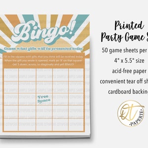 Here Comes the Son Baby Shower Game, Baby Bingo Game, Sunshine Baby ...