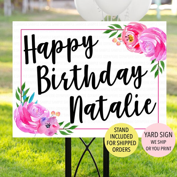 Happy Birthday Sign - Etsy
