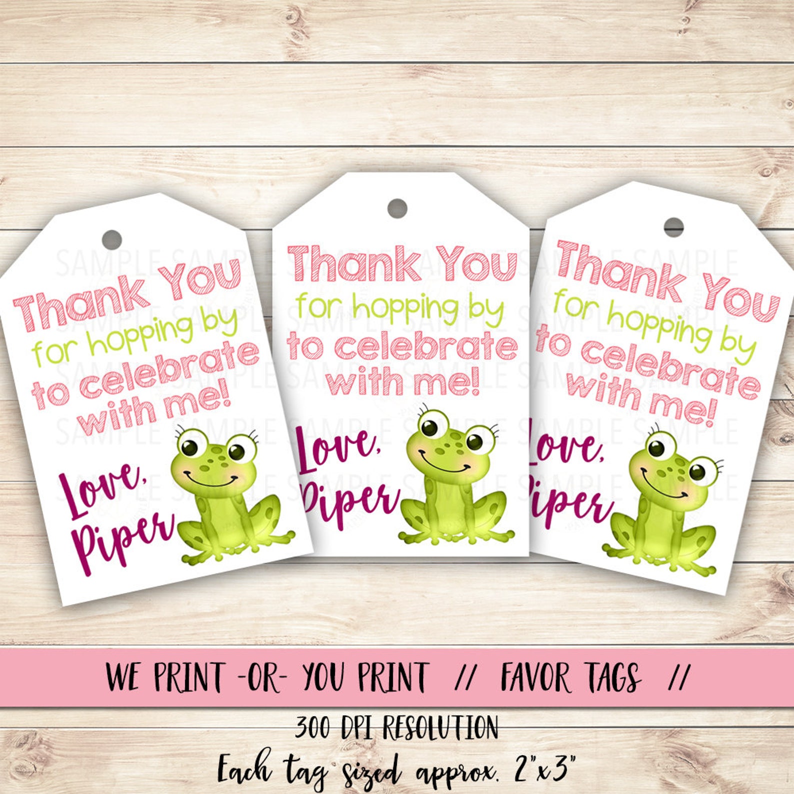 Frog Birthday Tag Frog Party Tag Frog Party Favor Tag Frog - Etsy
