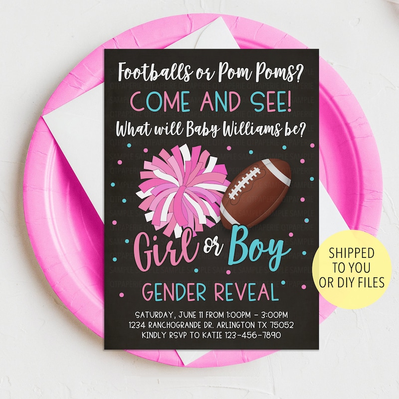 Cheer Bows Gender Reveal - Etsy