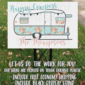 Personalized RV Sign, Rv Camping Sign, Camper Sign, RV Decor, Family RV ...