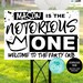 Notorious One Birthday Sign Notorious One Sign Notorious One - Etsy
