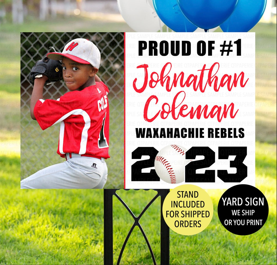 Baseball Yard Sign, Youth Baseball Sign, Little League Baseball Sign ...