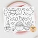 Easter Coloring Sheet, Easter Name Coloring Page, Easter Classroom Game ...