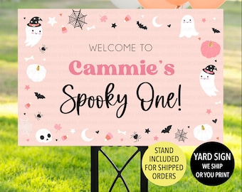 Pink Halloween Decorations. Ghost Birthday Decorations. Ghost - Etsy