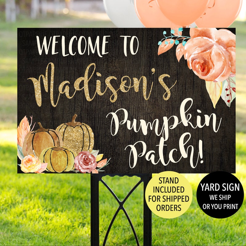 Pumpkin Patch Sign - Etsy