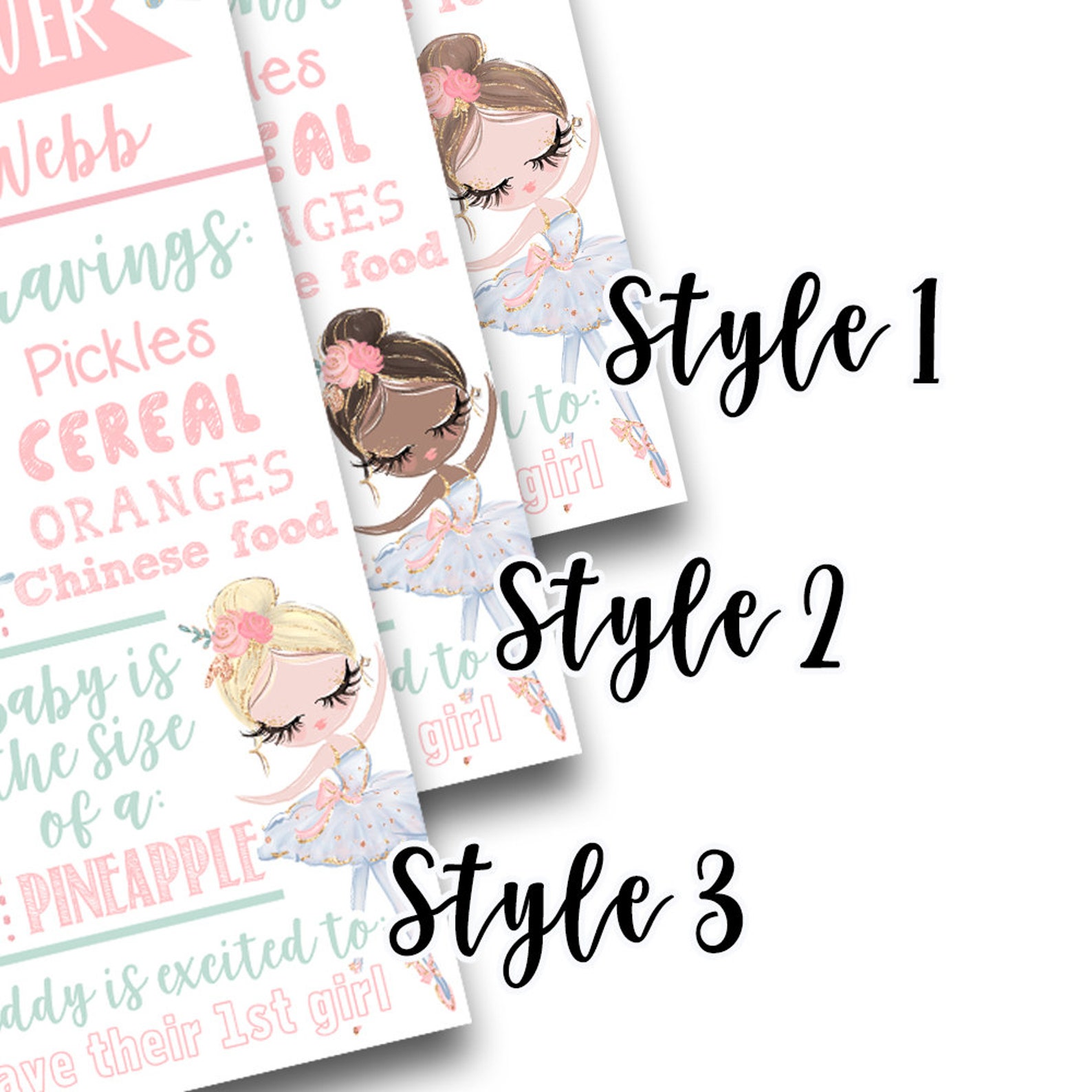 Ballerina Baby Shower Sign, Ballerina Shower Welcome Sign, Ballet Baby ...