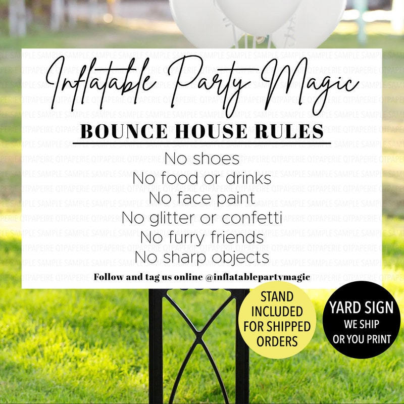 House Rules - Etsy