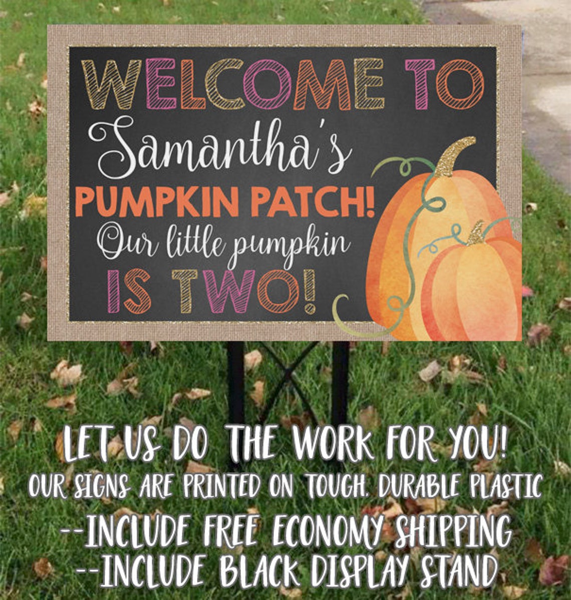 Pumpkin Patch Sign Pumpkin Welcome Sign Pumpkin Birthday - Etsy