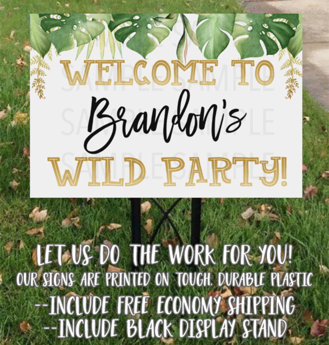 Wild One Sign Safari Birthday Sign Wild One Birthday Safari | Etsy