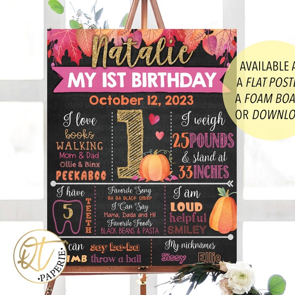 Pumpkin First Birthday Girl - Etsy