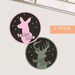 Camo Deer Gender Reveal Sticker, Hunting Gender Reveal Decor, Girl Team ...