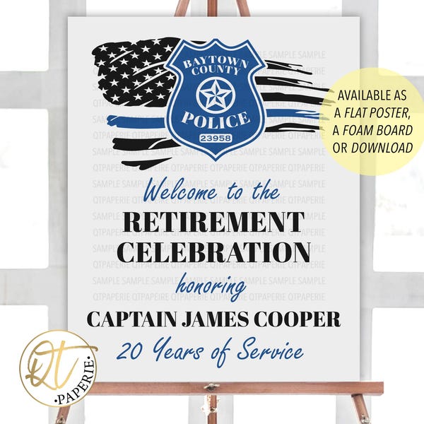 Law Enforcement Sign - Etsy