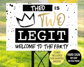 Two Legit Birthday Stats Board 2nd Birthday Stats 2nd - Etsy