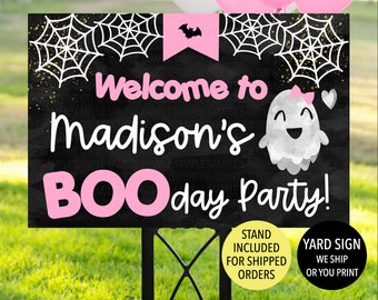 Little Boo the Spooky ONE First Birthday Highchair Banner - Etsy