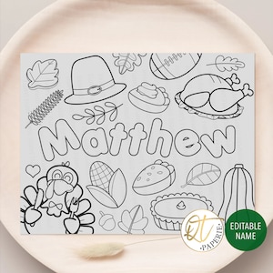 Thanksgiving Coloring Sheet, Thanksgiving Name Coloring Page ...