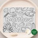 Thanksgiving Coloring Sheet, Thanksgiving Name Coloring Page ...