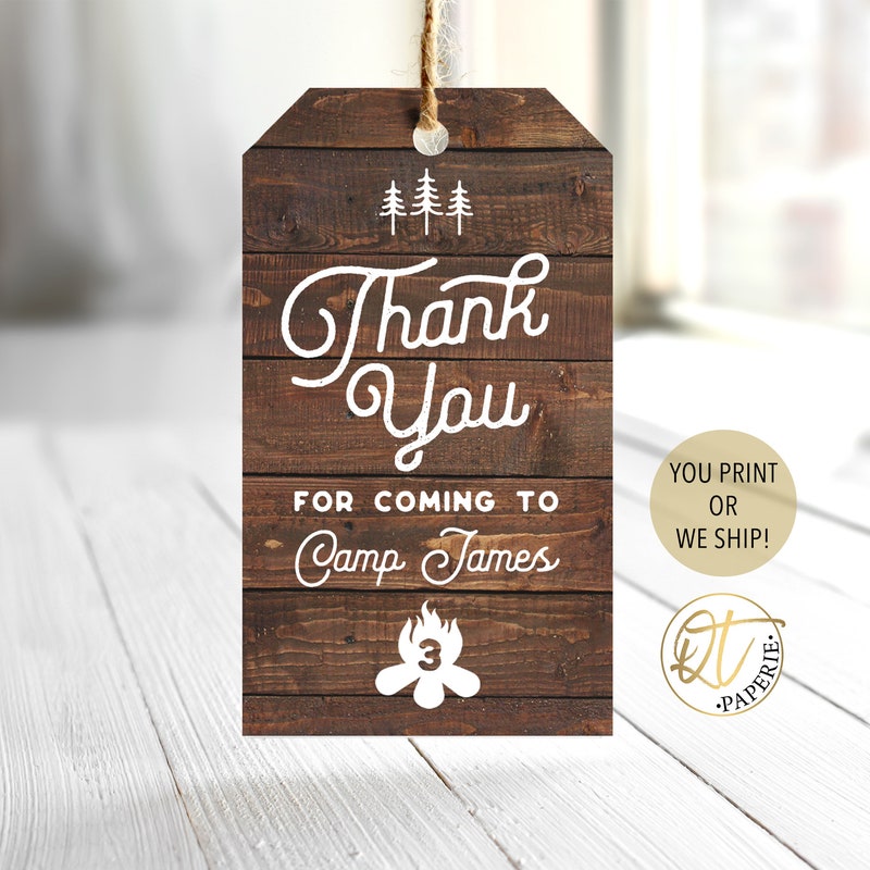 Camping Thank You - Etsy