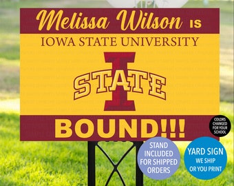 College Yard Sign | Etsy