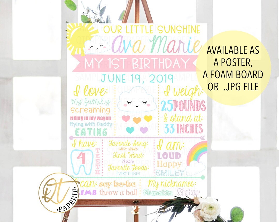 You Are My Sunshine Birthday Sign, Sunshine Sign, Sunshine Birthday ...