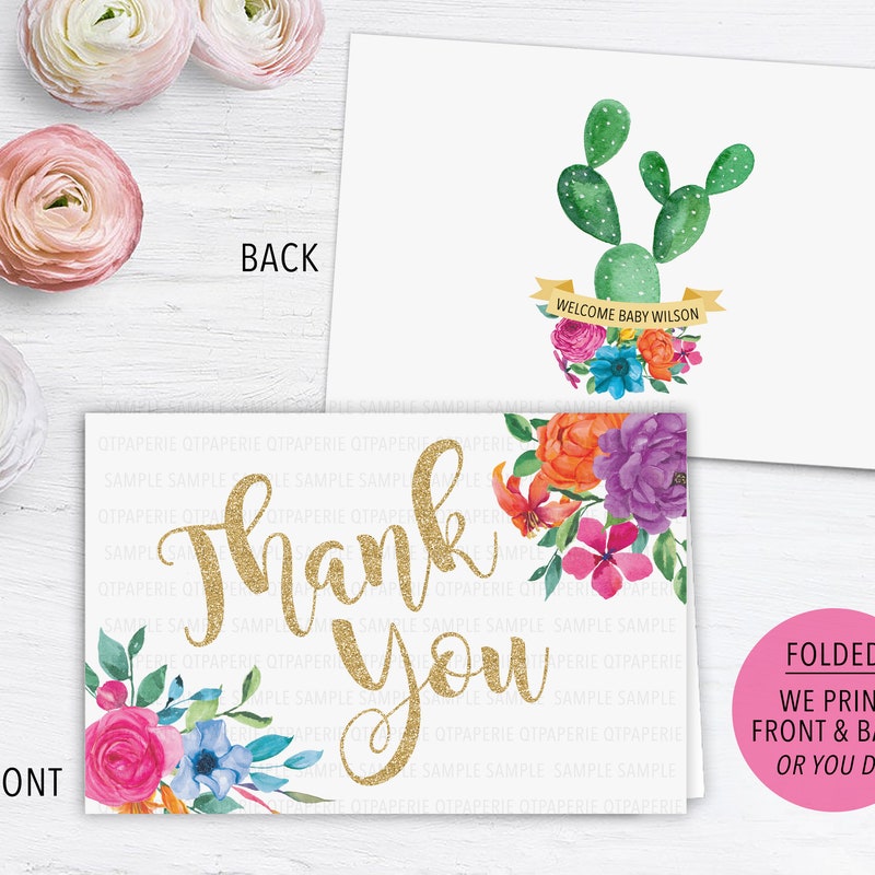 Fiesta Thank You - Etsy