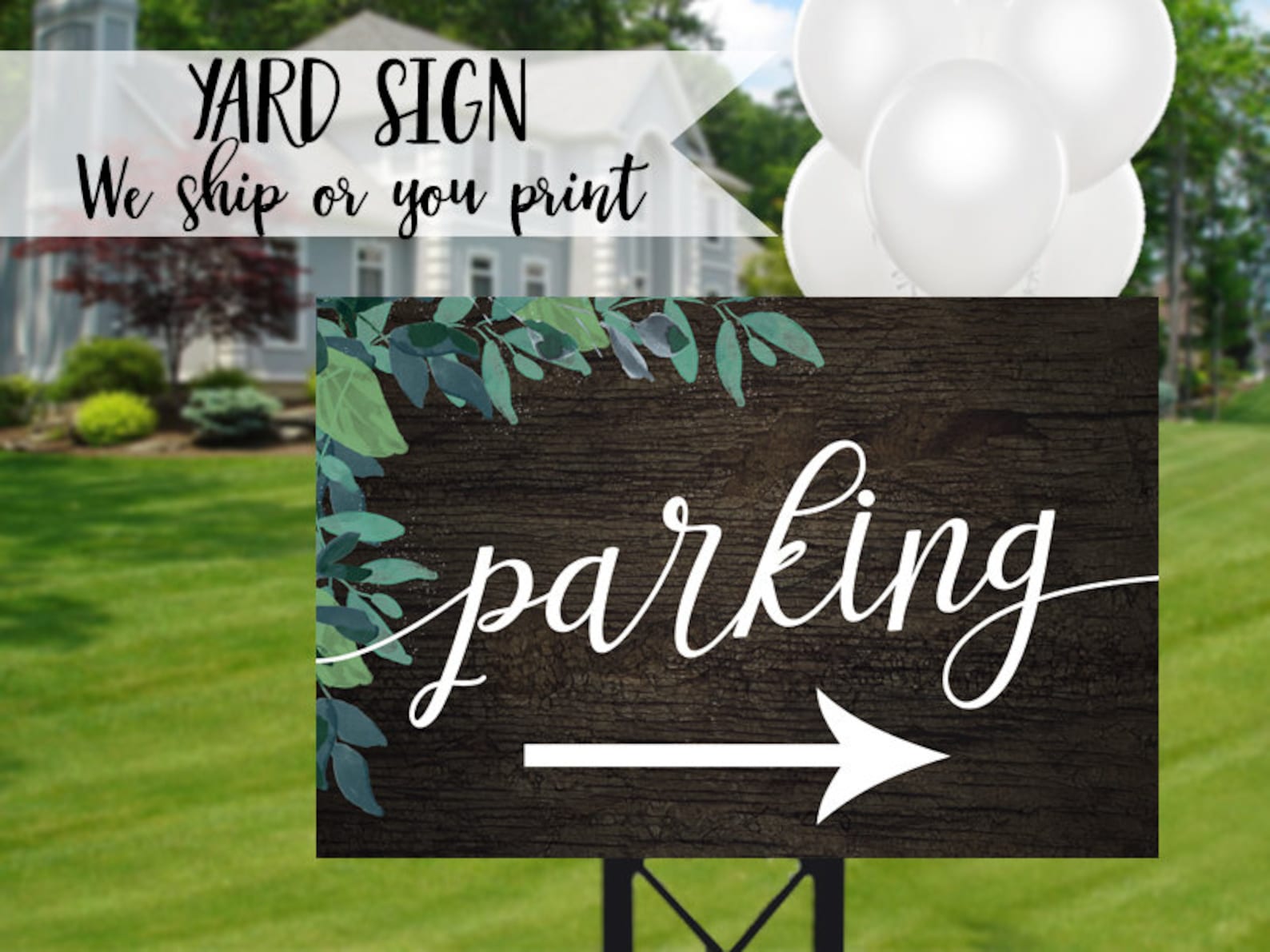 Wood Wedding Parking Sign, Wooden Parking Sign, Rustic Parking Sign ...
