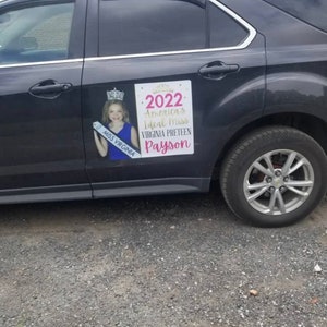 Pageant Parade Car Magnet, Little Miss Pageant Magnet, Parade Idea ...