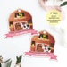 Farm Birthday Thank You Tag, Girl Farm Thank You Tag, Pink Farm ...