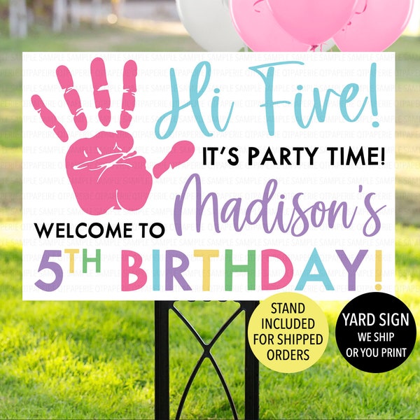 High Five Birthday - Etsy