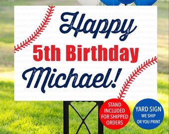 Little League Baseball All Star Yard Sign / H Stake Included - Etsy