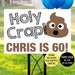 Poop Emoji Birthday Sign, Poop Emoji Yard Sign, Holy Crap Sign, 60th ...