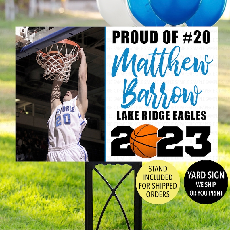 Basketball Signs - Etsy