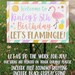 Flamingo Birthday Sign, Flamingo Yard Sign, Flamingo Sign, Flamingle ...