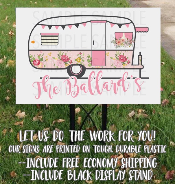 Personalized RV Sign Rv Camping Sign Camper Sign RV Decor - Etsy