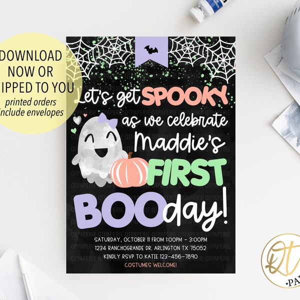 First Booday Invitation - Etsy