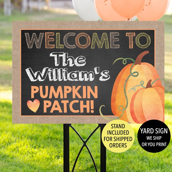 Pumpkin Patch Sign - Etsy