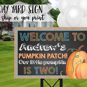 Pumpkin Patch Sign, Pumpkin Welcome Sign, Pumpkin Birthday Sign ...