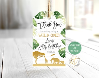 Animal Favor Tag | Etsy