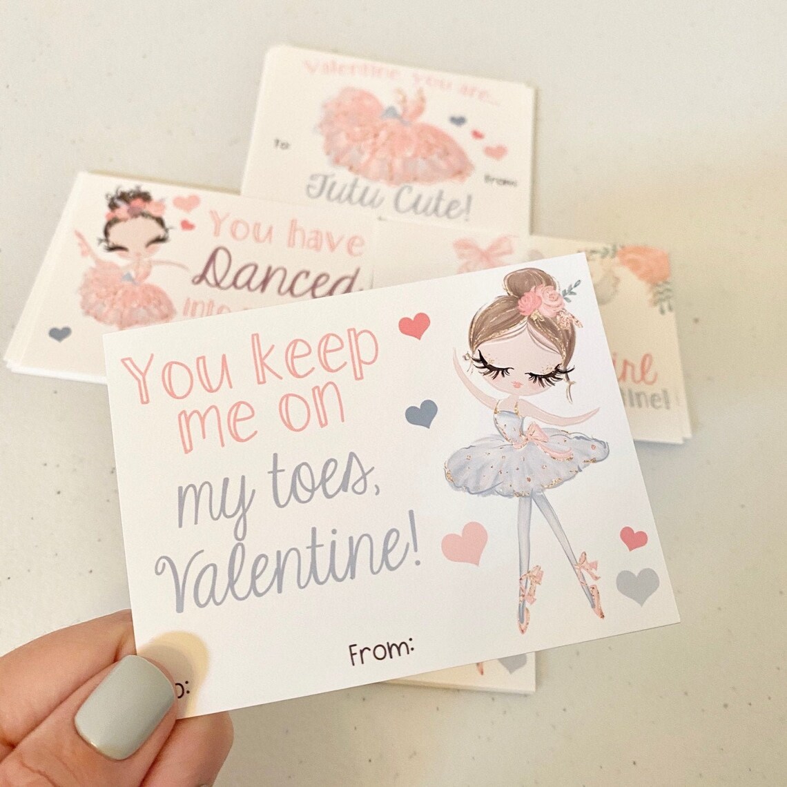 Printed Valentine's Day Cards - Etsy
