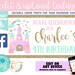 Princess Birthday Facebook Cover, Facebook Event Cover, Princess ...