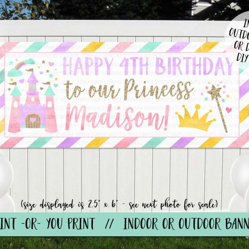 Princess Banners - Etsy
