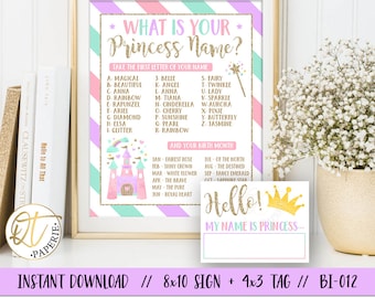 Princess Party Game - Etsy